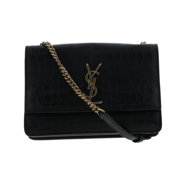 Yves Saint Laurent | Bags | Saint Laurent Monogram Chain Shoulder Bag ...